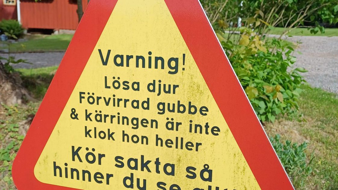 Historisk plats! - Roliga skyltar